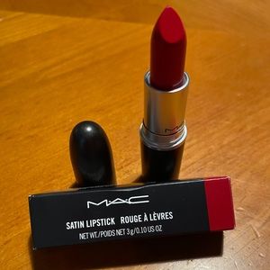 MAC Cosmetics | Makeup | Mac Satin Lipstick Mac Red | Poshmark